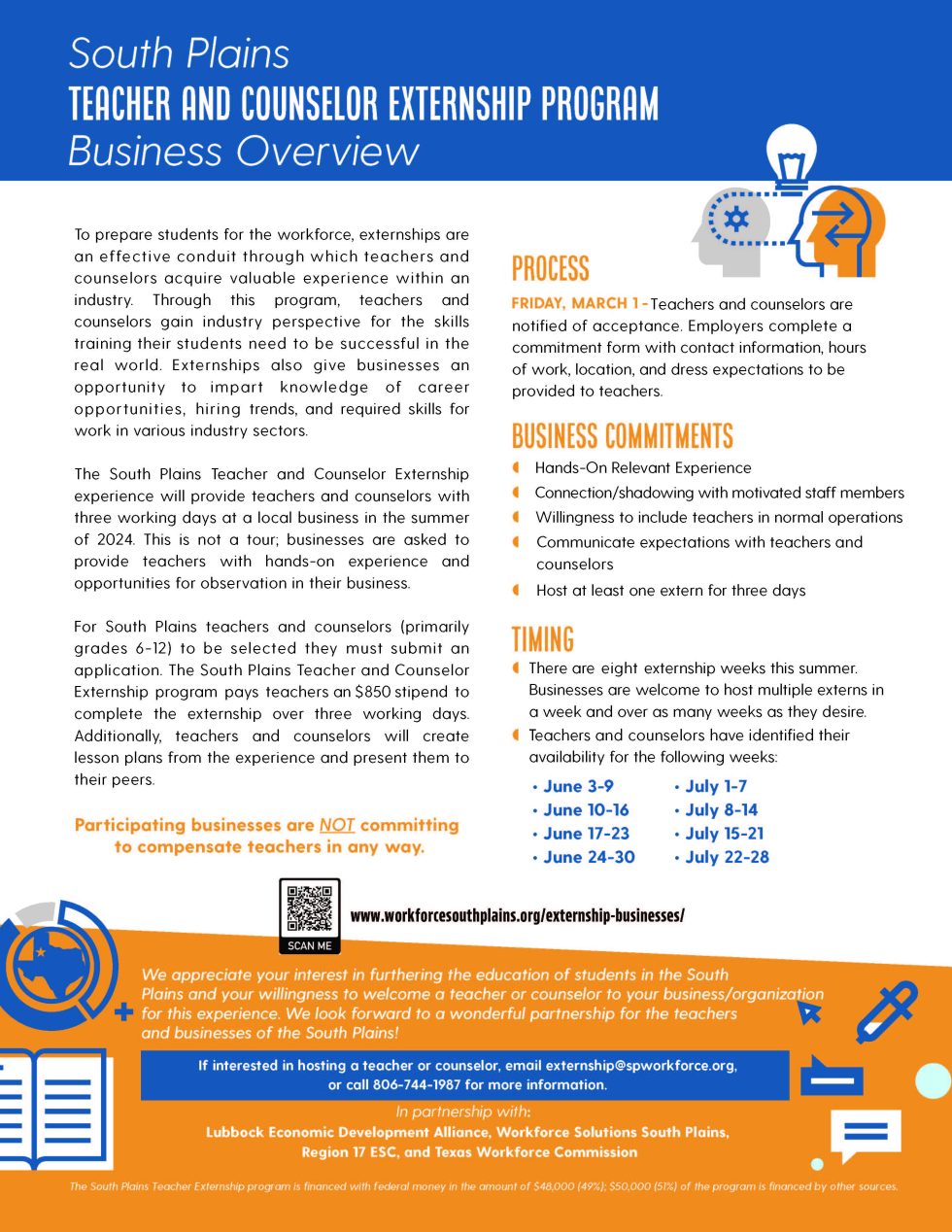 South Plains Teacher Externship Businesses - Workforce Solutions South ...