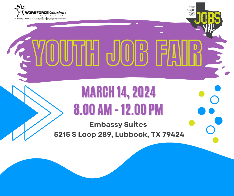 youth job fair photo - Workforce Solutions South Plains
